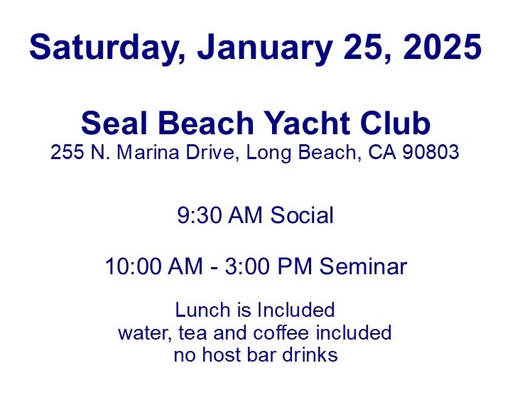 2025 Rear Commodore Seminar - Southern California Yachting Association